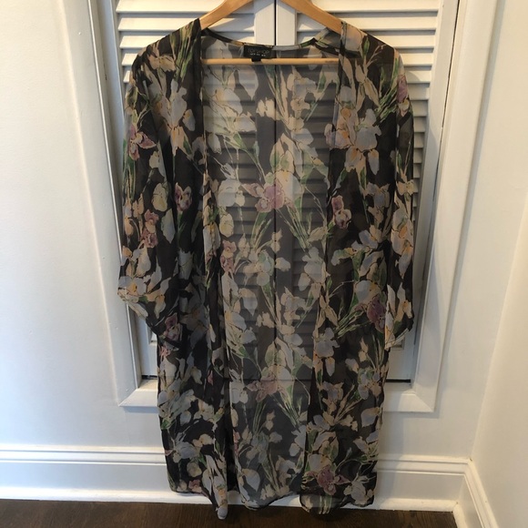 Topshop | Jackets & Coats | Topshop Chiffon Duster | Poshmark